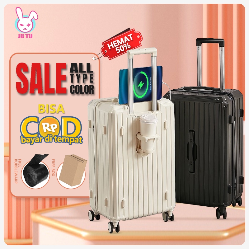 Jual JUTU Koper A981 Zipper Kekinian Ukuran 20/22/24/26/28 INCH Koper ...