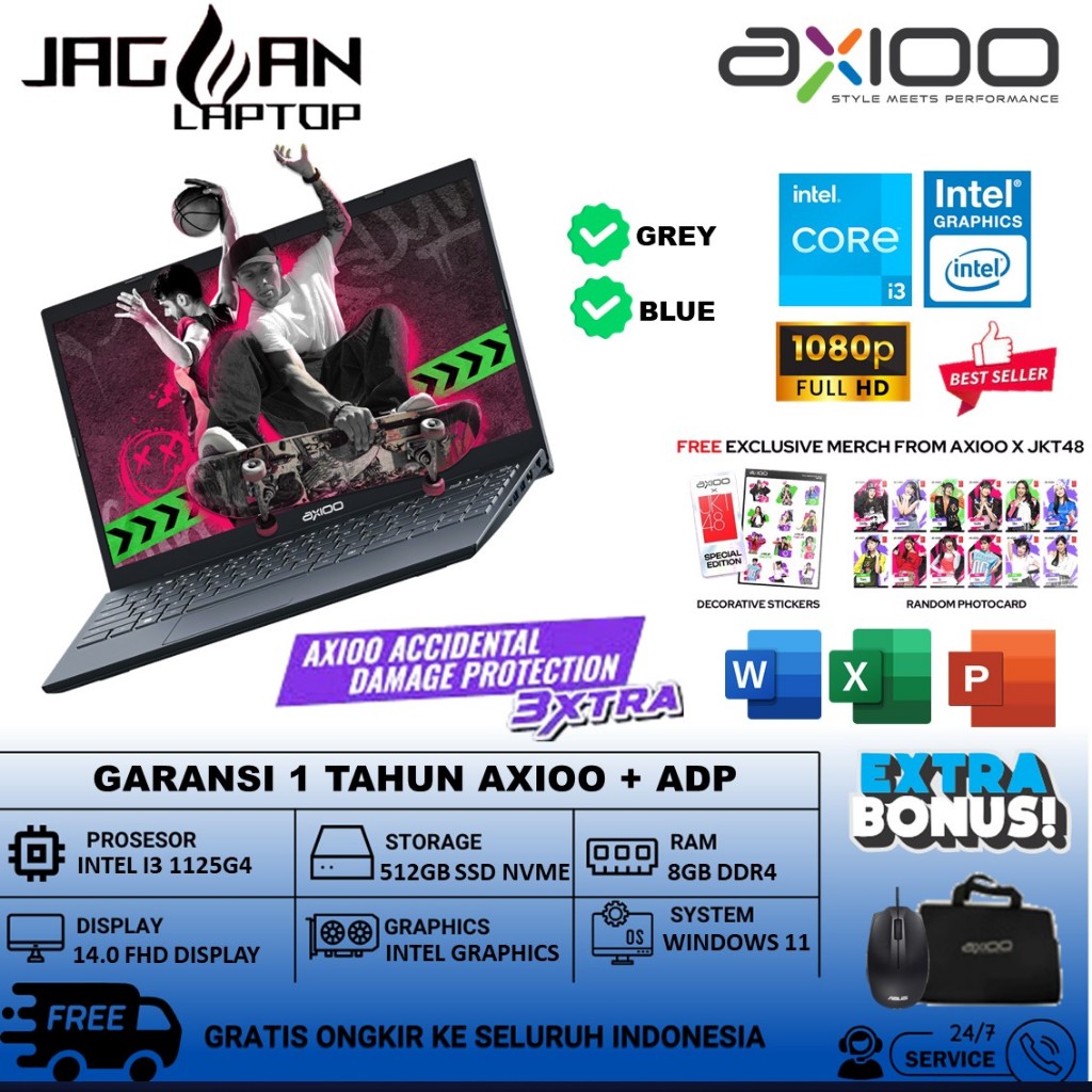 Jual Laptop Axioo Mybook Hype 3 Core i3 1125G4 16GB 512GB SSD 14 FHD IPS Win11 | Shopee Indonesia