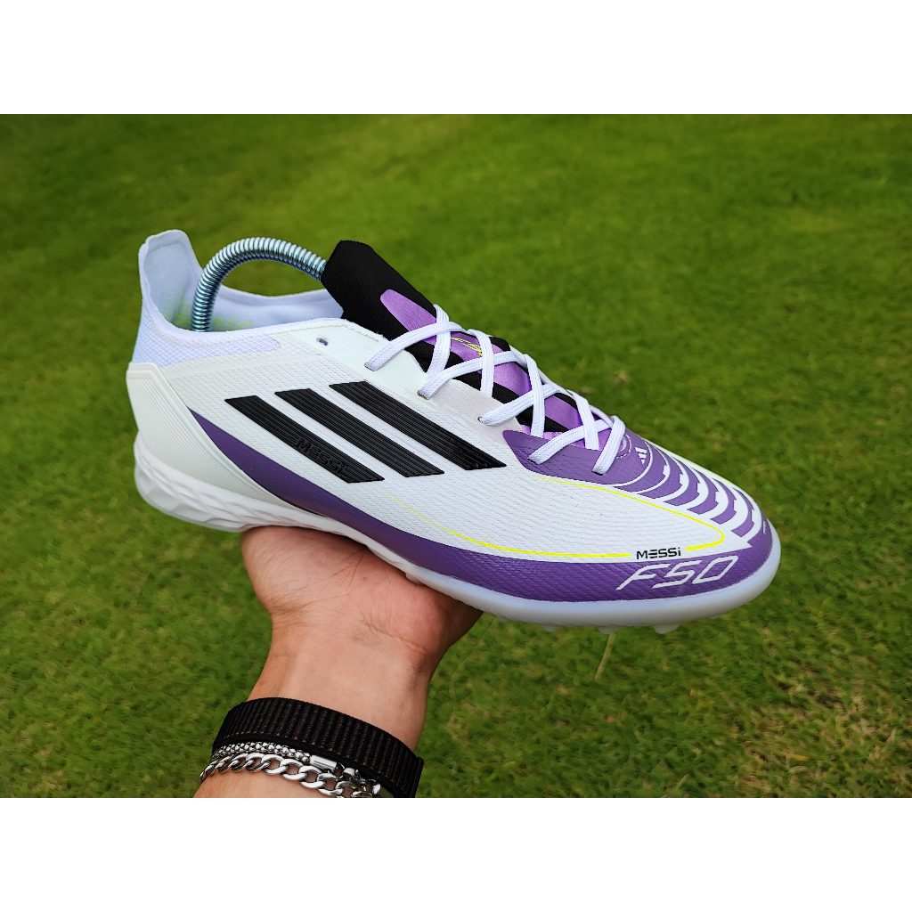 Jual Sepatu Futsal Adidas F50 x Messi Pro Turf - Ftwr White Core Black ...