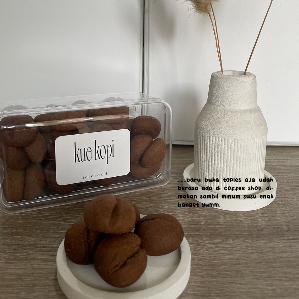 Jual Kue Kopi | Coffee Bean Cookie | Kue Kopi Premium Butter | Shopee ...
