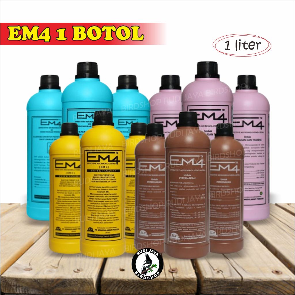 Jual EM4 1 BOTOL DISTRIBUTOR DIJAMIN ASLI MIKRO ORGANISME OBAT ...