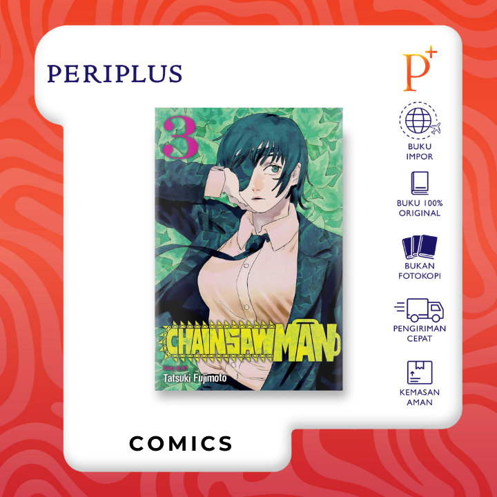 Jual Chainsaw Man, Vol. 3 by Tatsuki Fujimoto - 9781974709953 | Shopee Indonesia