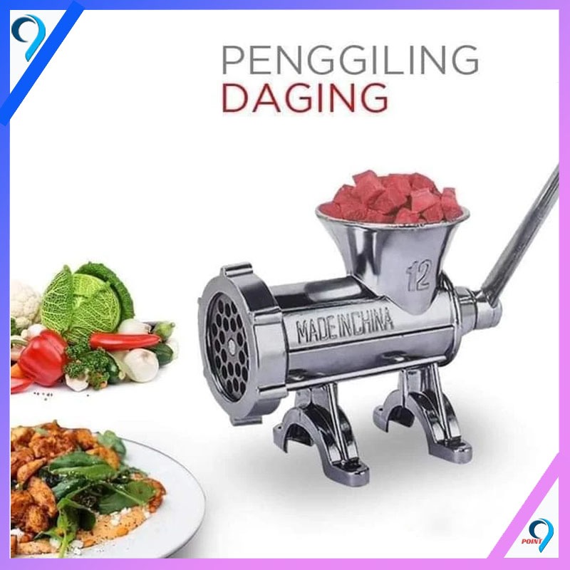 Jual GILINGAN DAGING MANUAL NO 12 / GILINGAN DAGING MANUAL NO 12 BESI ...