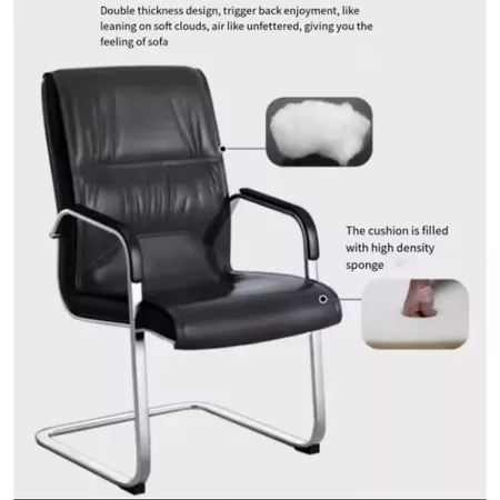 Jual Kursi Meeting Hadap Executive Hitam Premium Kursi Kantor Kursi ...