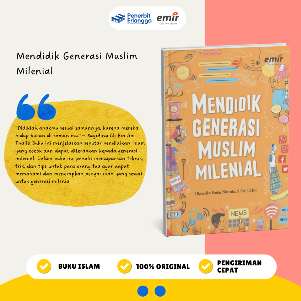 Jual Buku Referensi Islam : Mendidik Generasi Muslim Milenial | Shopee Indonesia