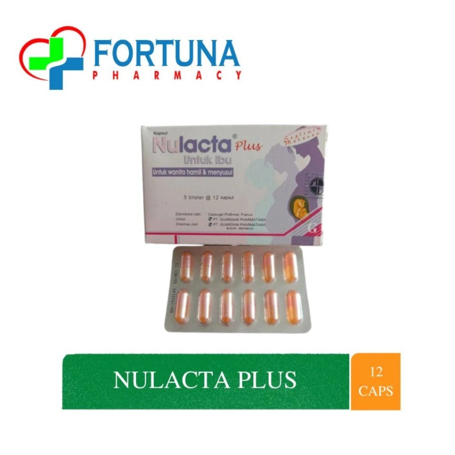 Jual NULACTA PLUS | Vitamin Ibu Hamil dan Menyusui | 1 Blister @12 ...