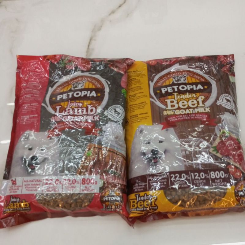 Jual PETOPIA DOG Dry Food 800gr[all life stages] | Shopee Indonesia