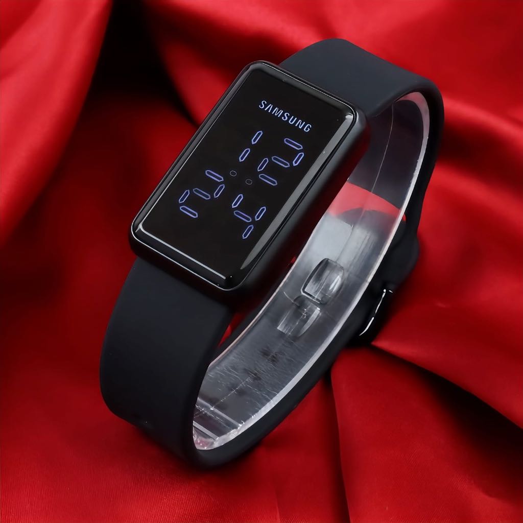 Jual Jam tangan cewek cowok bisa pakai touchscreen rubber terbaru model ...