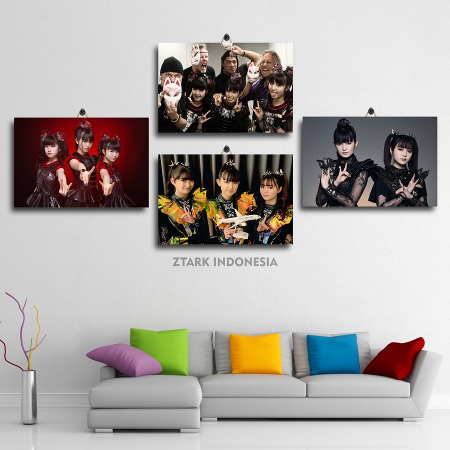 Jual Poster Kamar Band Anggota Babymetal / Pajangan Dinding Band ...