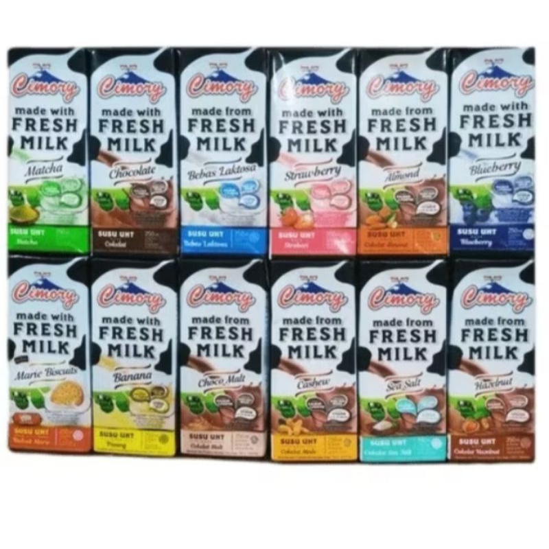 Jual Cimory uht milk 250ml variant rasa | Shopee Indonesia