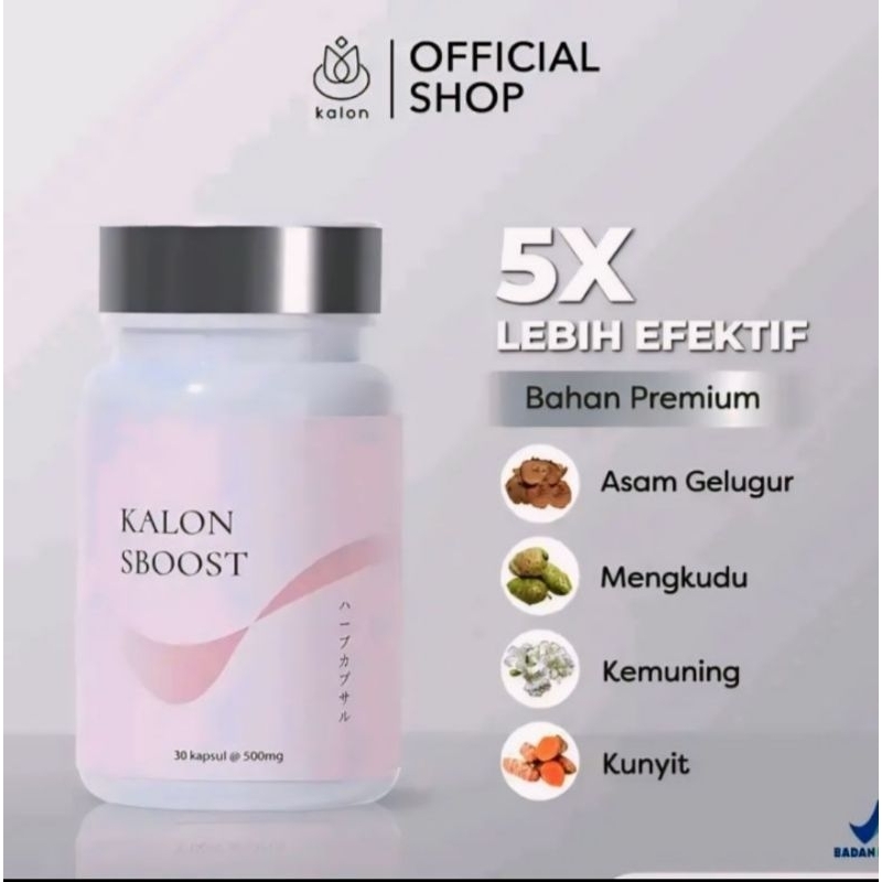 Jual kalon sboost premium original. herbal kapsul pelangsing isi 30 ...