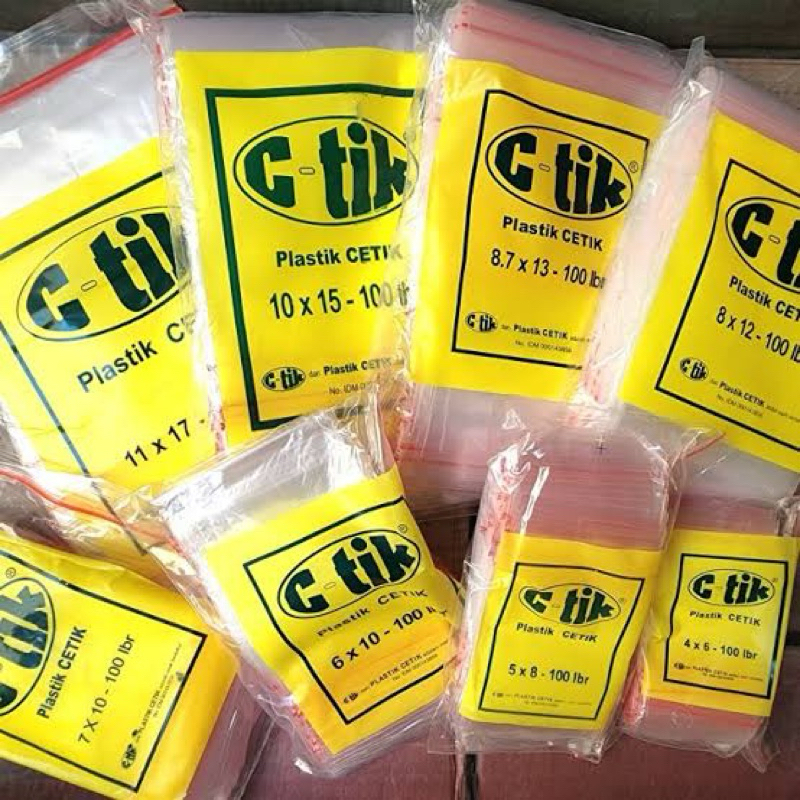 Jual plastik klip/plastik zip lock berbagai ukuran isi 100 pcs | Shopee ...