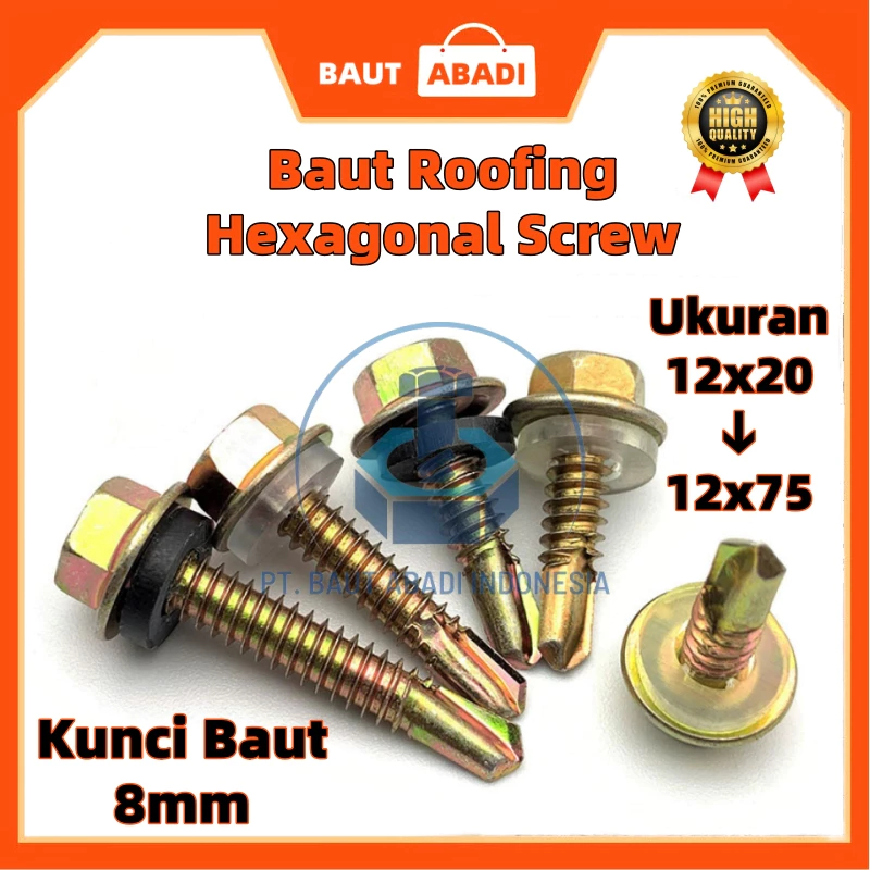 Jual baut Rofing 10 x 19 /baja ringan/ruping/skrup | Shopee Indonesia