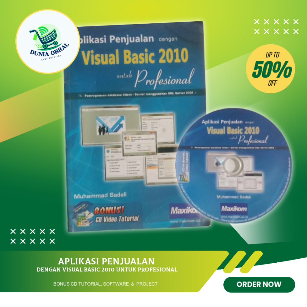 Jual Buku Aplikasi Penjualan dengan Visual Basic 2010 | Shopee Indonesia