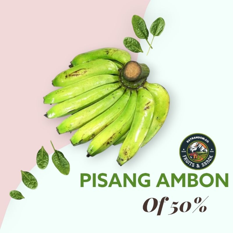 Jual pisang ambon segar dan super 1kg/2kg | Shopee Indonesia