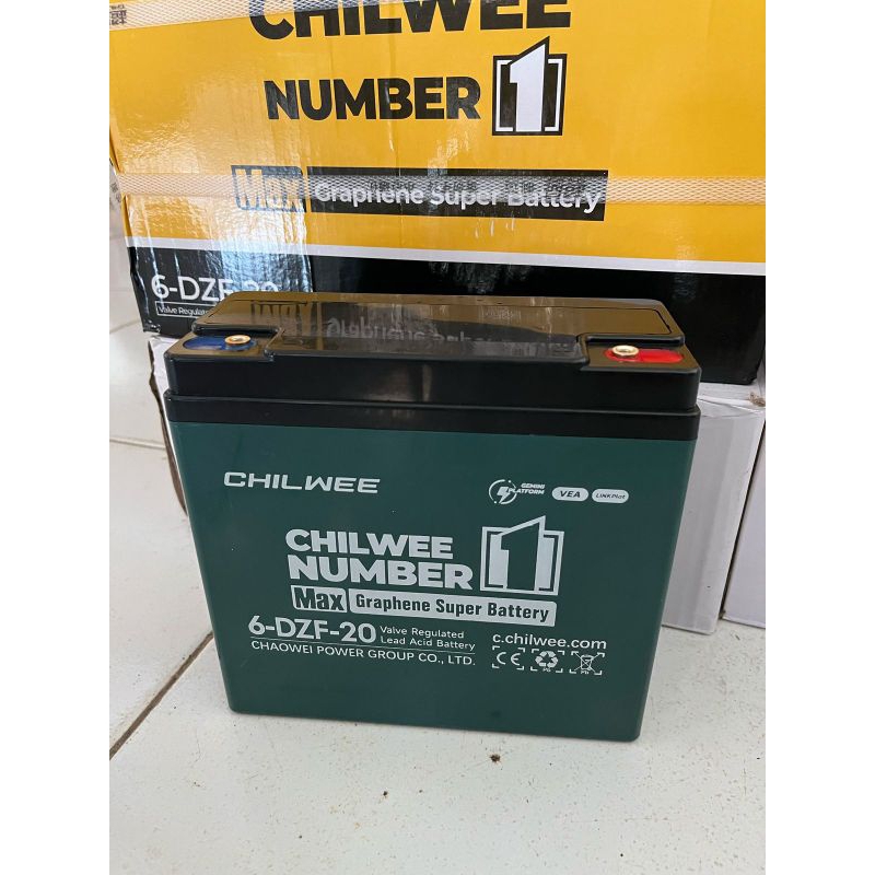 Jual AKI SEPEDA LISTRIK/BATERAI SEPEDA LISTRIK CHILWEE 12V-20AH | Shopee Indonesia