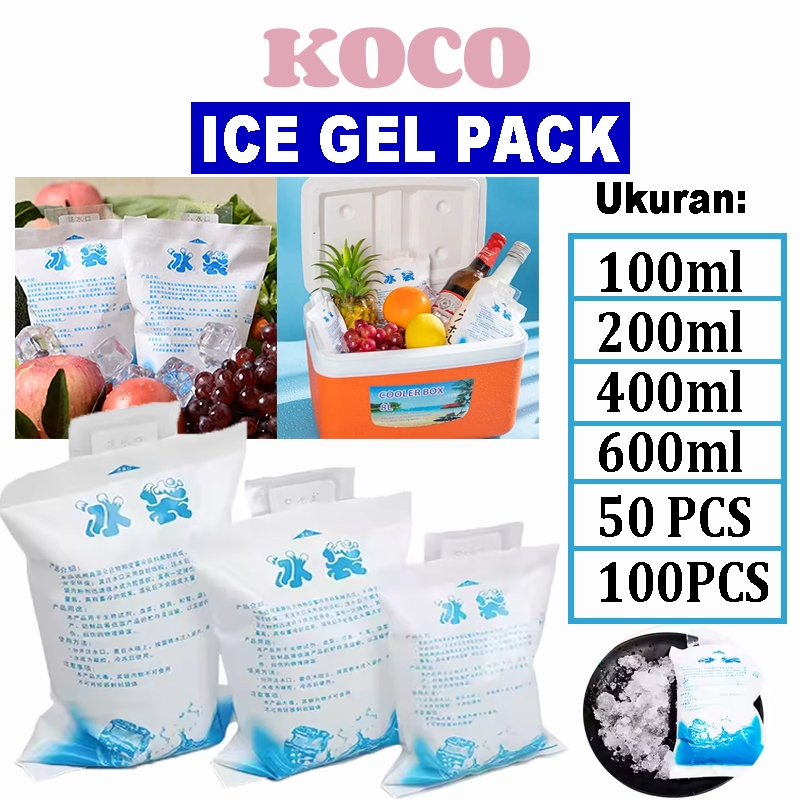 Jual 50/100PCS Ice Gel Pack Es Pendingin Makanan Thermafreeze Jelly ...