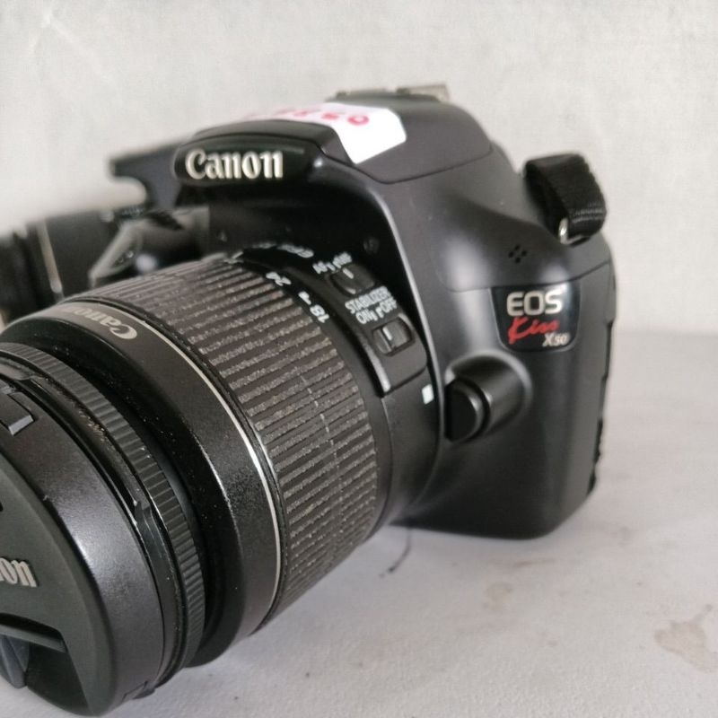 Jual Canon eos kiss x50 normal 100% | Shopee Indonesia
