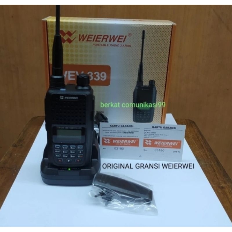 Jual HT WEIERWEI VEV-339 VHF 5WAT ORIGINAL | Shopee Indonesia