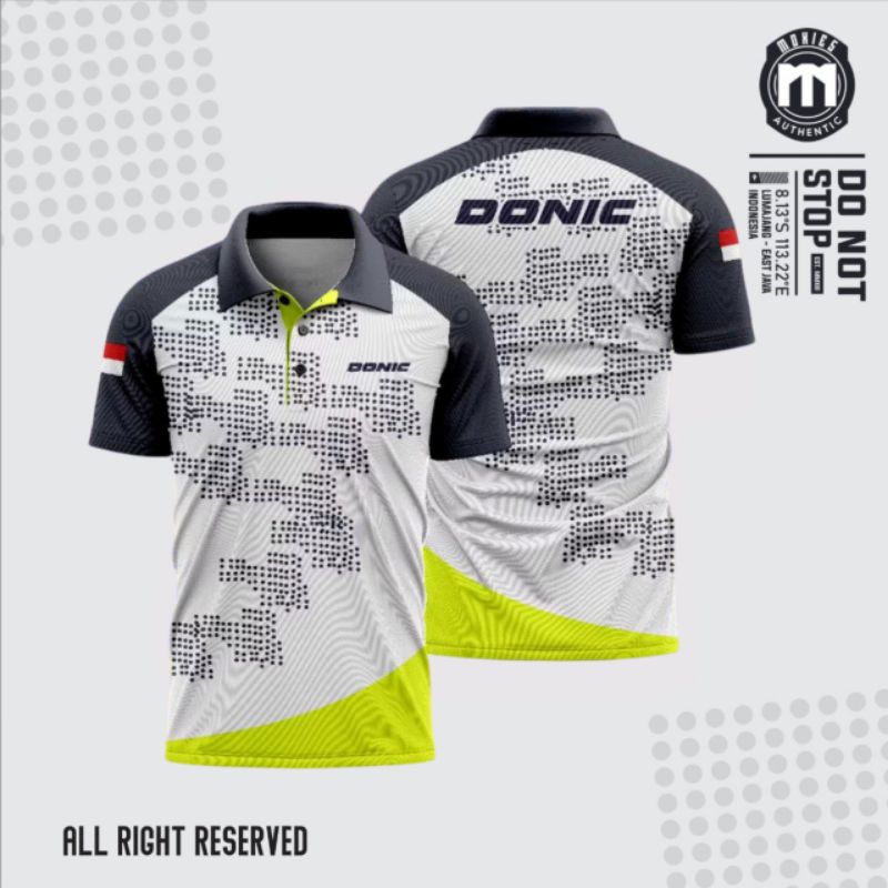 Jual BAJU JERSEY TENIS MEJA/PINGPONG MODEL KERAH POLO TERBARU FREE REQ ...