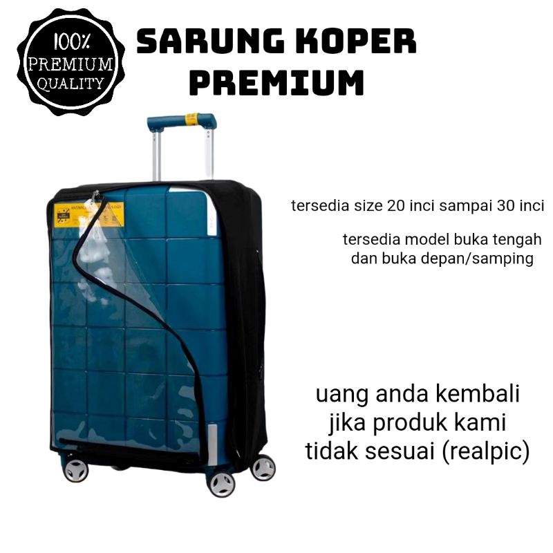 Jual sarung koper untuk semua merek koper cover koper Luggage cover ...