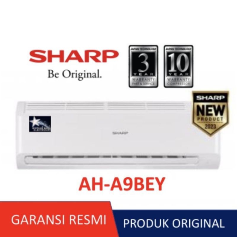 Jual SHARP AC SPLIT 1 PK STANDARD AHA9BEY/AC SHARP 1 PK AH-9BEY UNIT ...