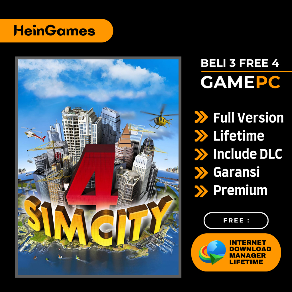 Jual SimCity 4 Deluxe Edition - Game Simulation - Game Terbaik Untuk PC ...