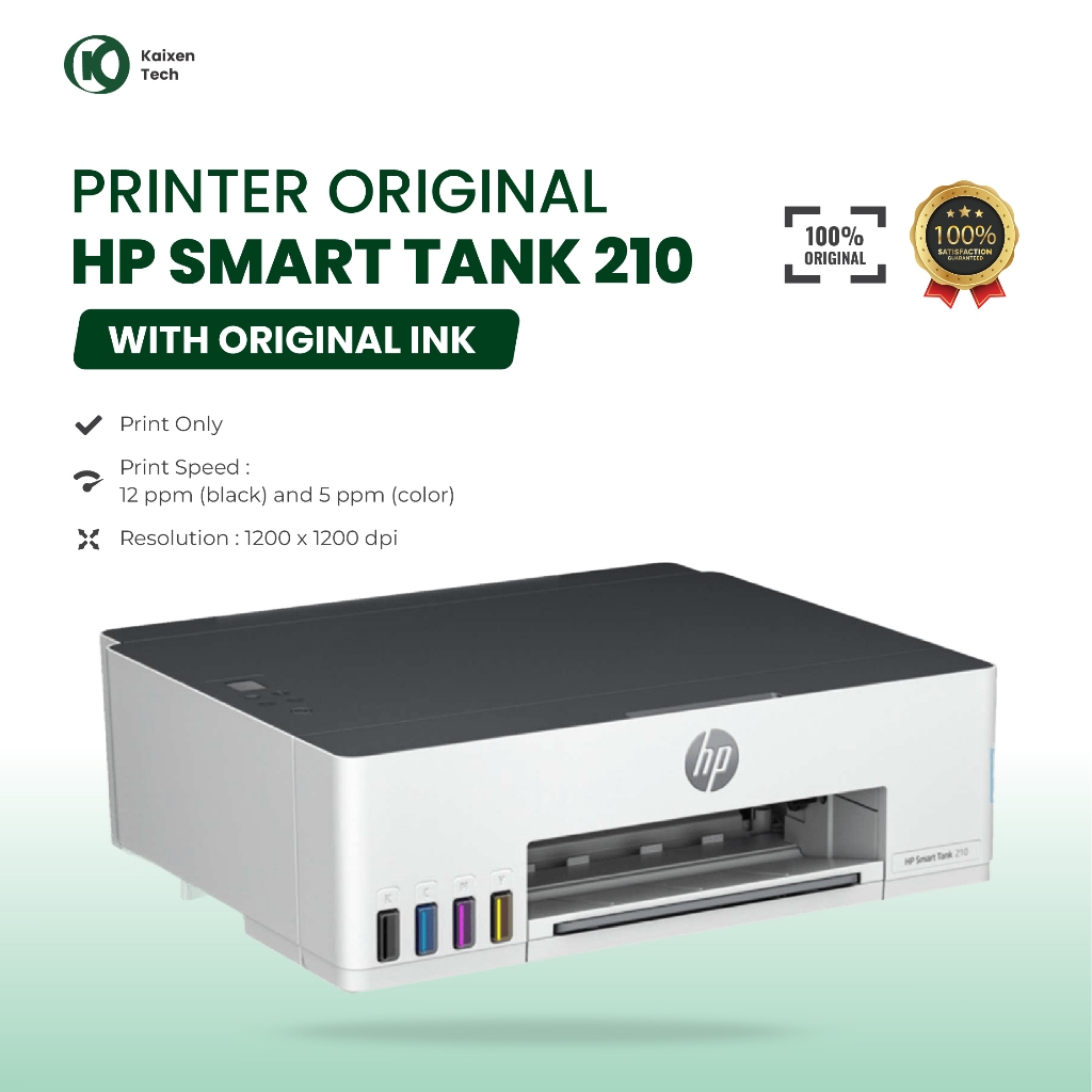 Jual Printer HP Smart Tank 210 Print dan Wireless | Shopee Indonesia