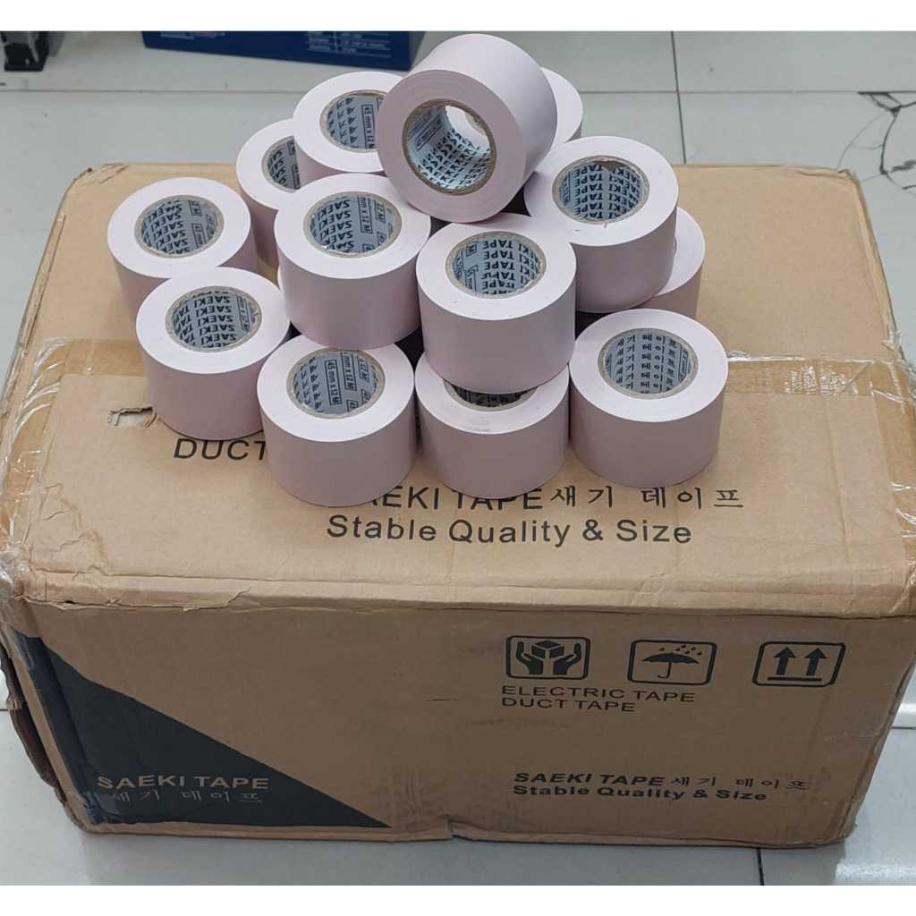Jual DUCTAPE LEM SAEKI isolasi pembungkus pipa ac lem 1 DUS | Shopee ...