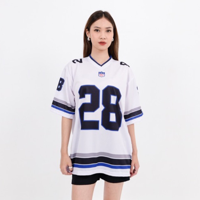 Jual Jersey oversize simple basic nfl 28 / jersey rugby / jersey ...