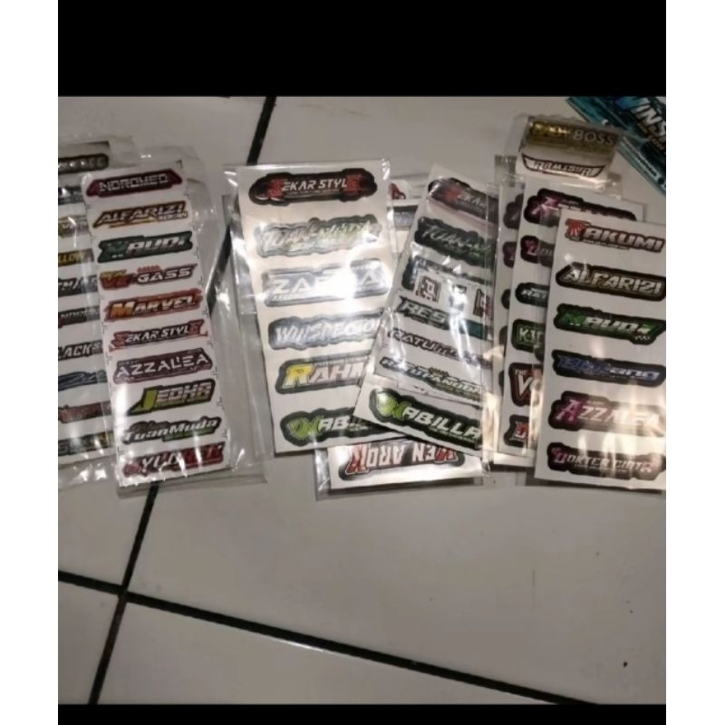 Jual Stiker Julukan Bus Basuri 1pcs | Shopee Indonesia