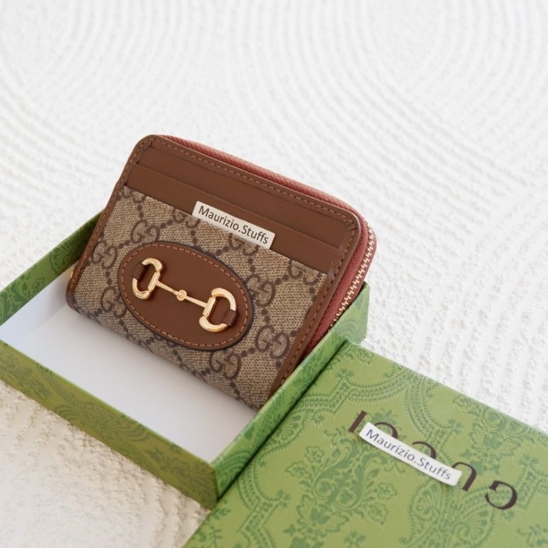 Jual Wallet Coin + Card G C GHW Chocolate Dompet Kartu + Koin Gu**i ...