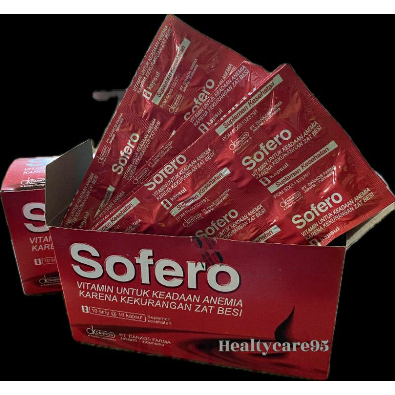 Jual Sofero kapsul box @100tablet / Vitamin zat besi / Suplemen ...