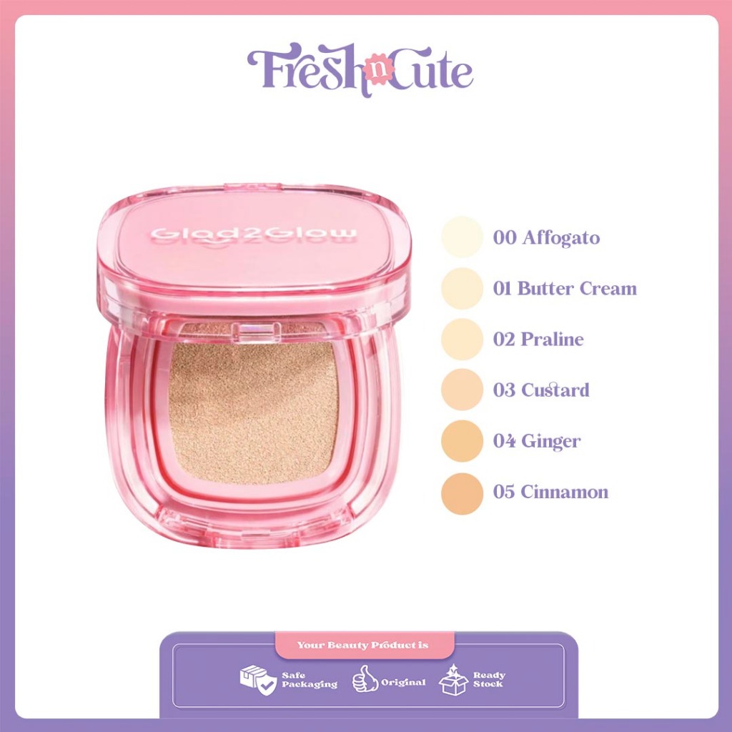 Jual GLAD2GLOW - G2G Perfect Cover Cushion | Shopee Indonesia