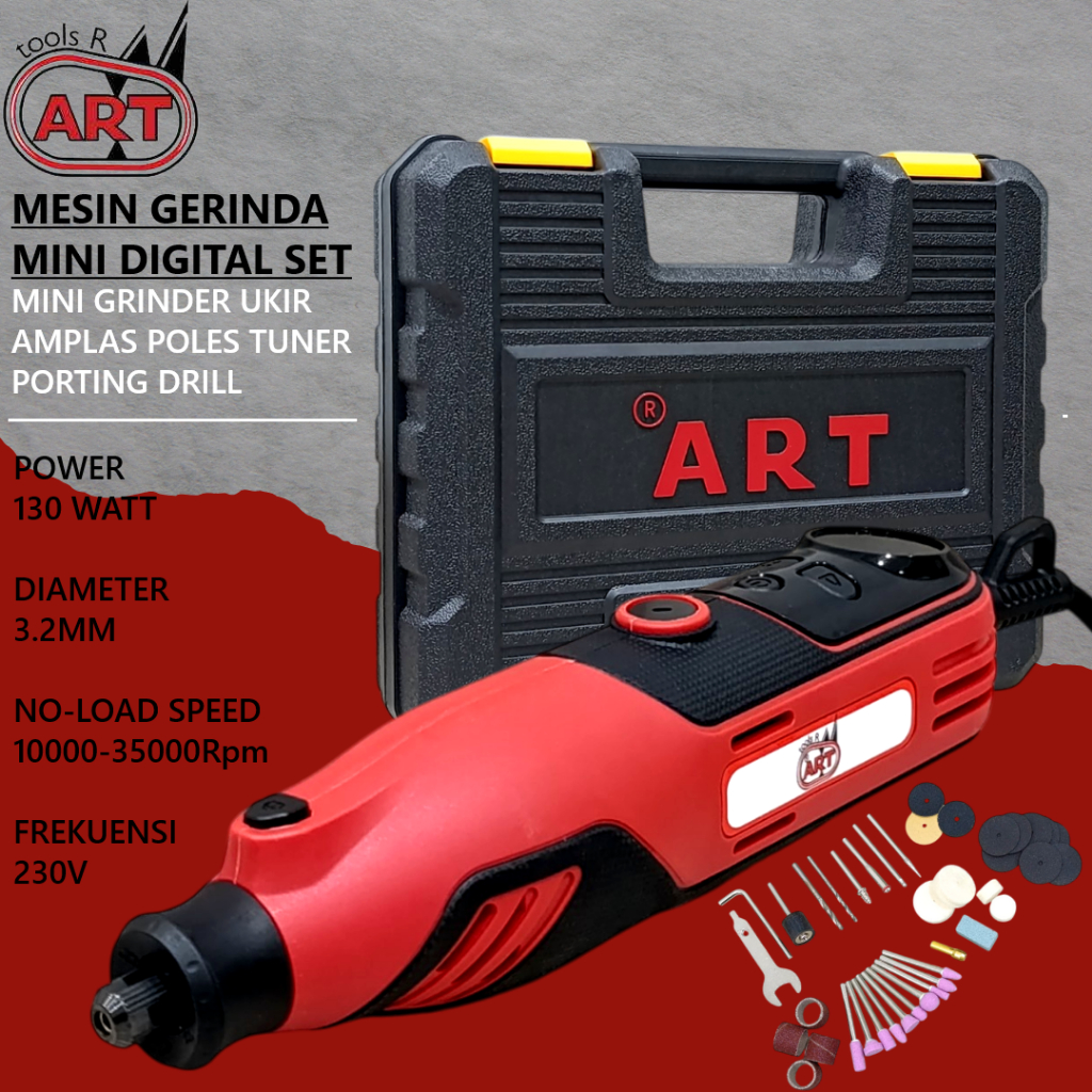 Jual Bor Mini Listrik Digital Mini Grinder Set Gerinda Mini Bor Ukir ...