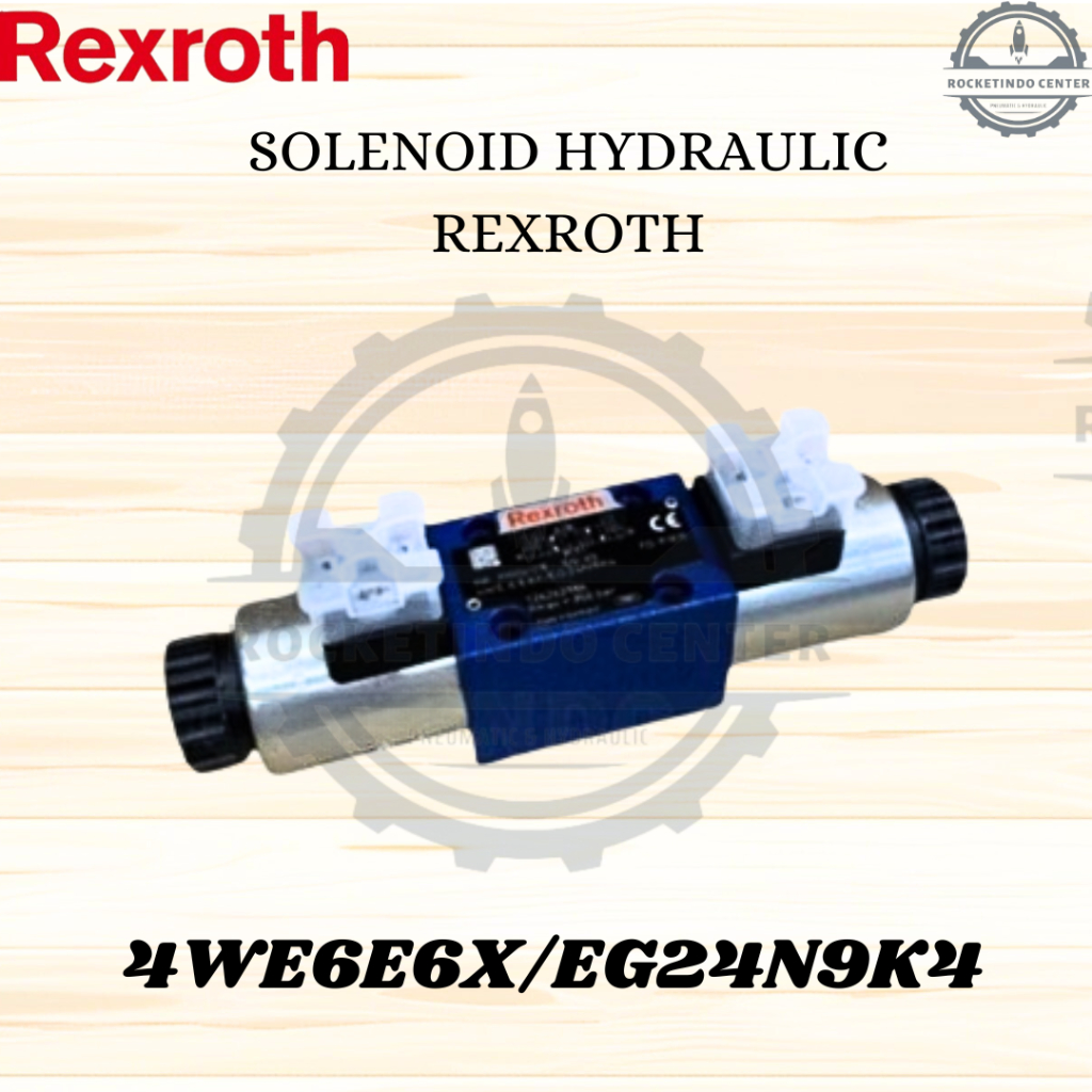 Jual Solenoid Hydraulic REXROTH 4WE6E6X/EG24N9K4 | Shopee Indonesia