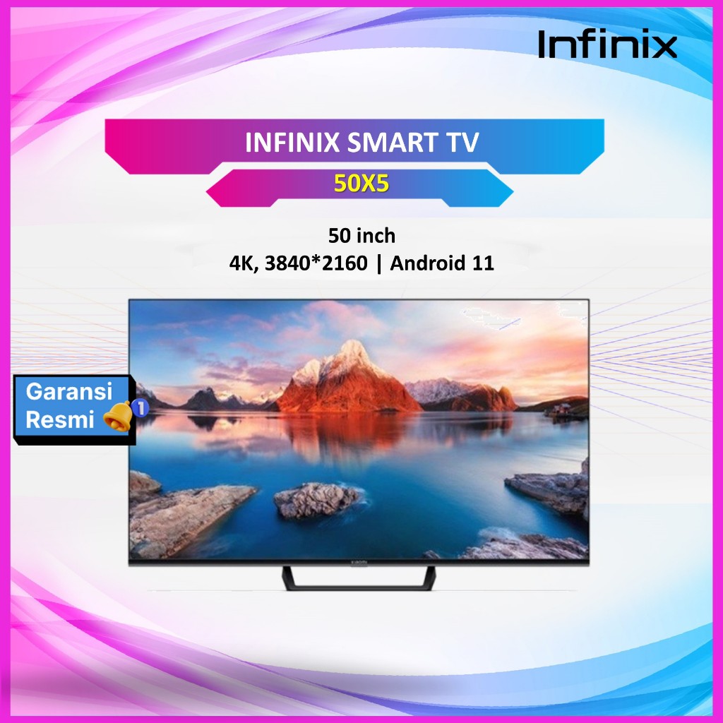 Jual INFINIX SMART TV 50X5 50 INCH 4K ANDROID DIGITAL DOLBY ULTRA SLIM ...