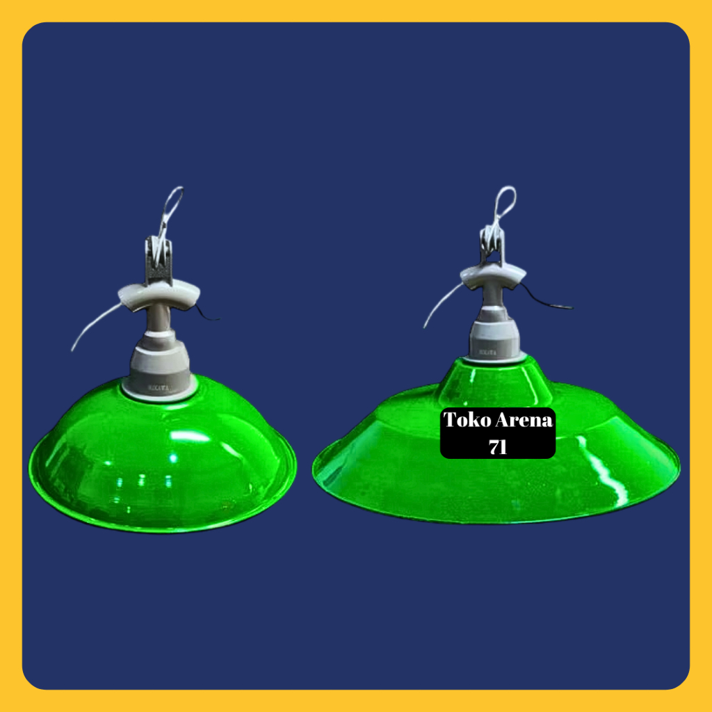 Jual Kap Lampu Jalan Gantung WD Hijau + Fitting E27 Fitting Lampu jalan | Shopee Indonesia