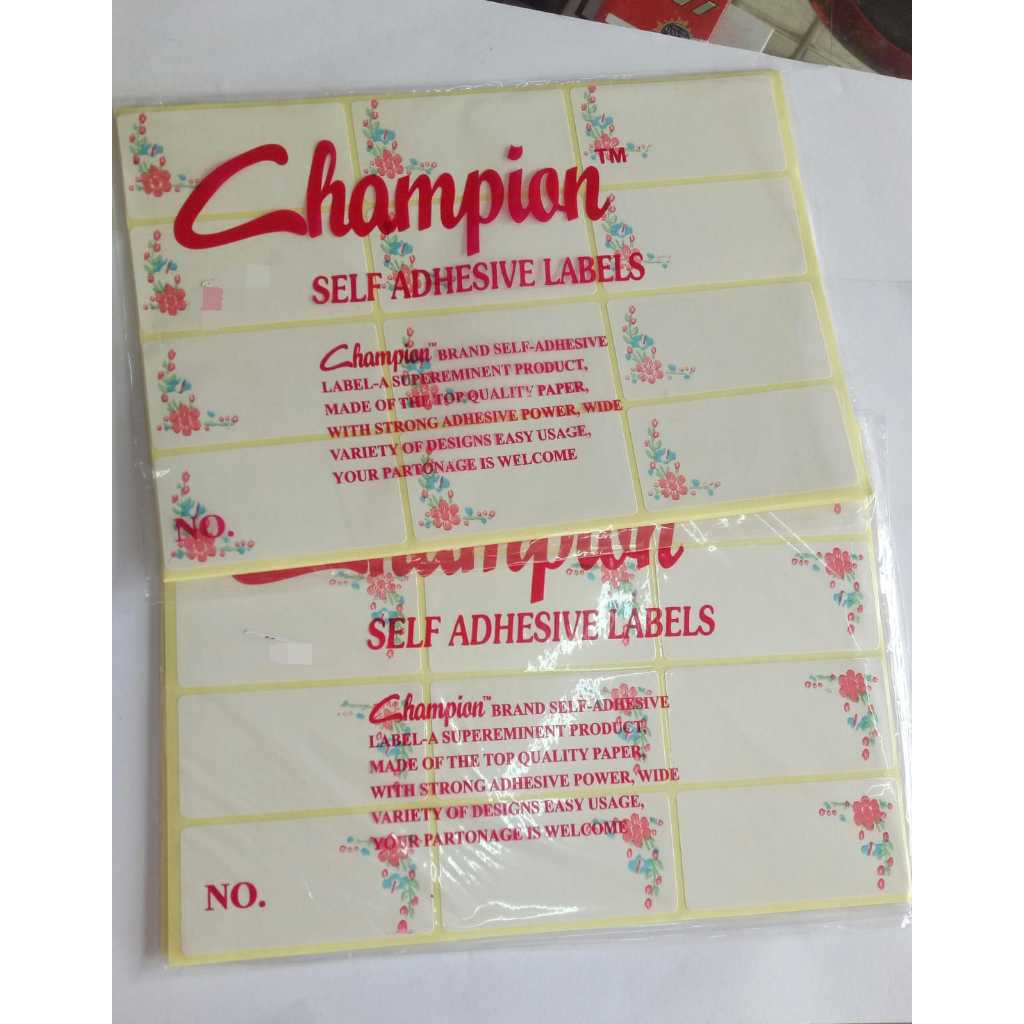 Jual Label Undangan T&J 103 Motif Bunga Sticker Label T&J Motif Bunga ...