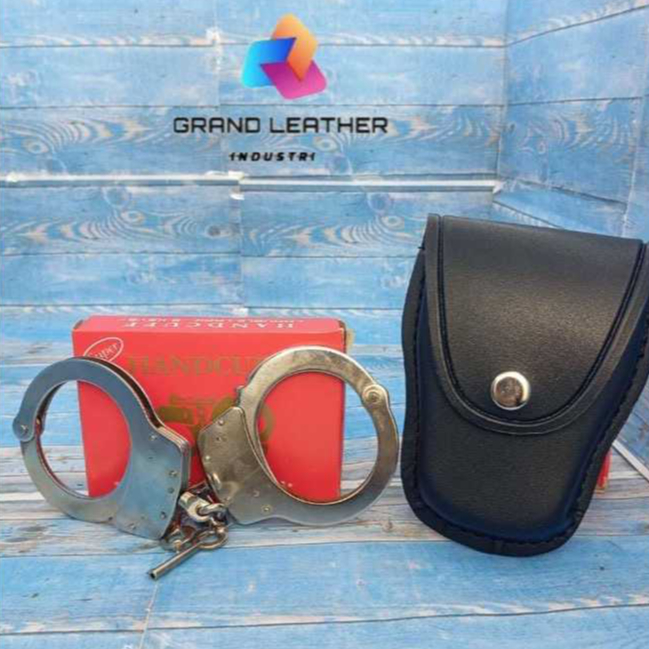 Jual Sarung borgol / Tempat borgol Kulit + Borgol Stanlist~terlaris ...