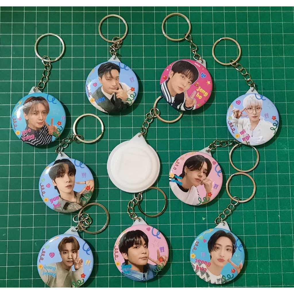 Jual PROMO GANCI ATEEZ/Freebies Gantungan Kunci bulat 1 sisi ATEEZ ...