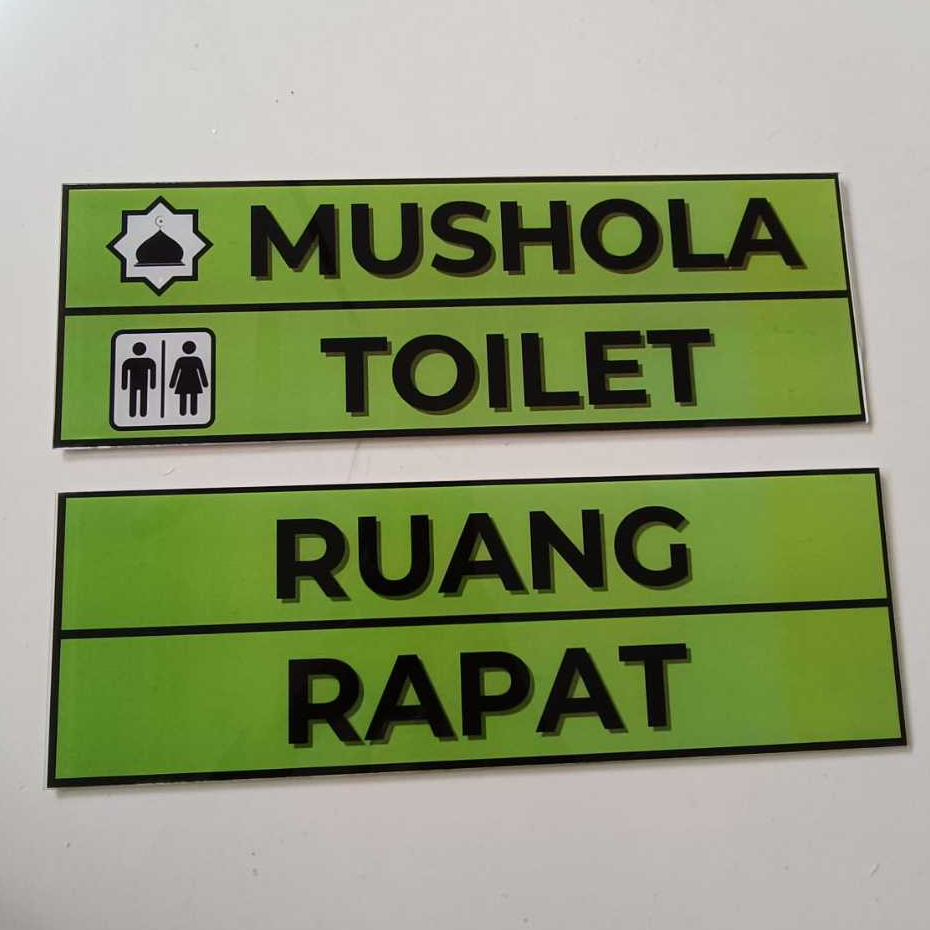 Jual PAPAN AKRILIK dan STIKER, PAPAN NAMA RUANG, AKRILIK CUSTOM ...