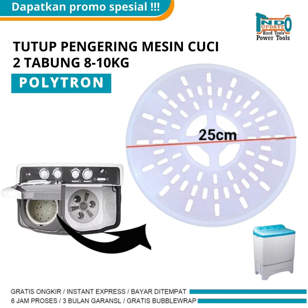 Jual Tutup Penutup Spiner 25cm Bulat Kapasitas 8-10kg Bagian Dalam ...