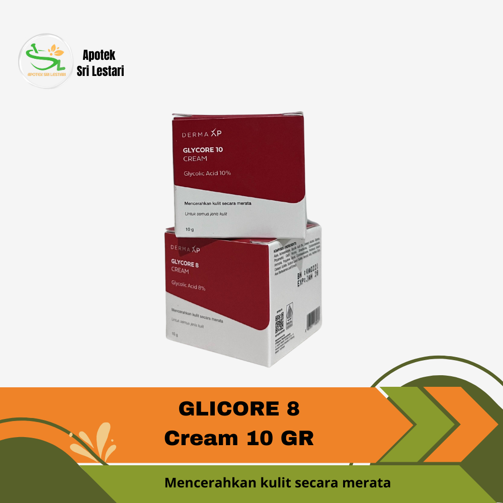 Jual GLYCORE 8 CREAM DERMA XP 10 GRAM | Shopee Indonesia