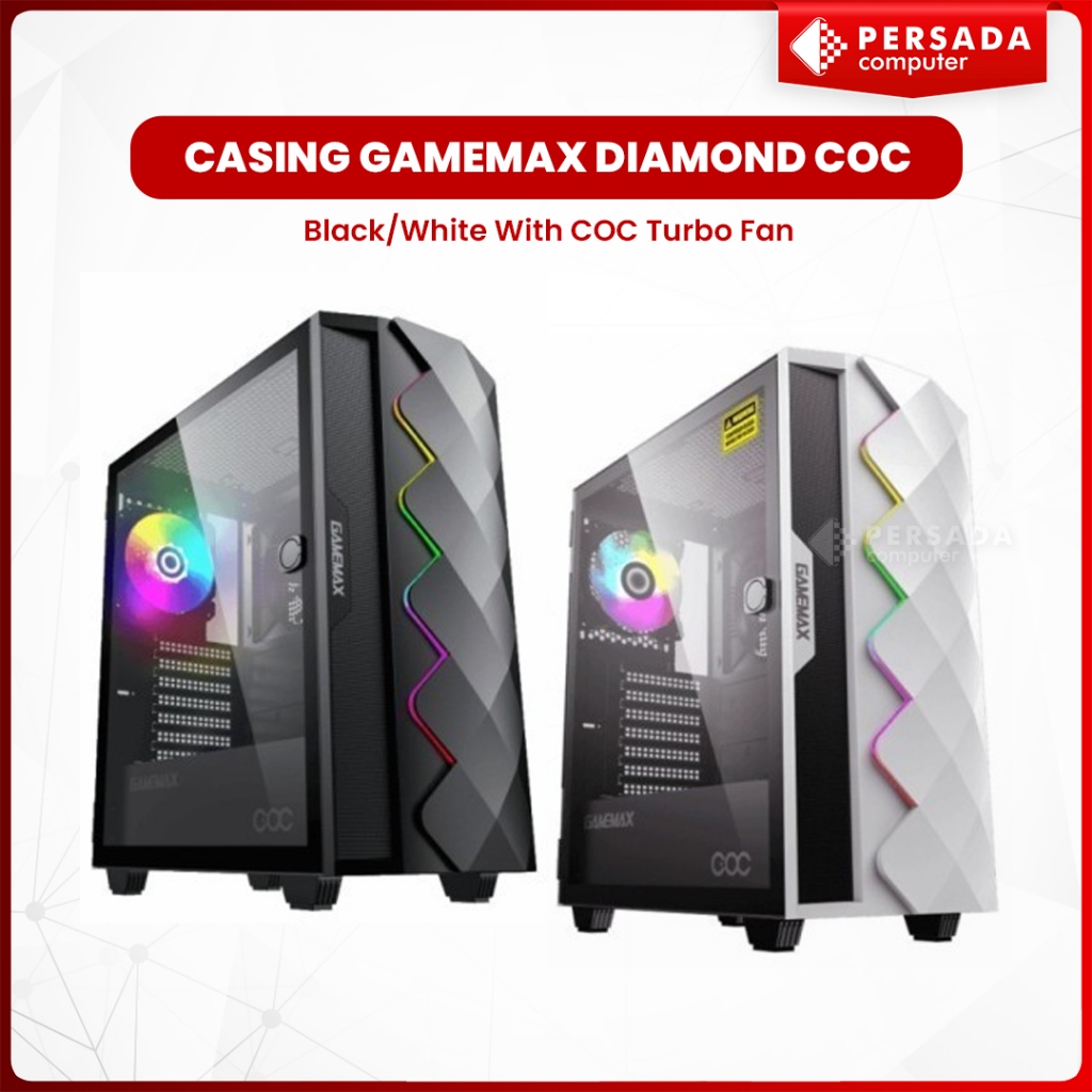 Jual Casing Gamemax Diamond COC With COC Turbo Fan | Shopee Indonesia