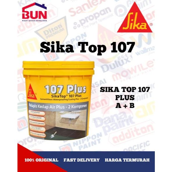 Jual Sika Top 107 Plus 4kg SikaTop 107 Plus 4kg | Sika Pelapis Anti ...