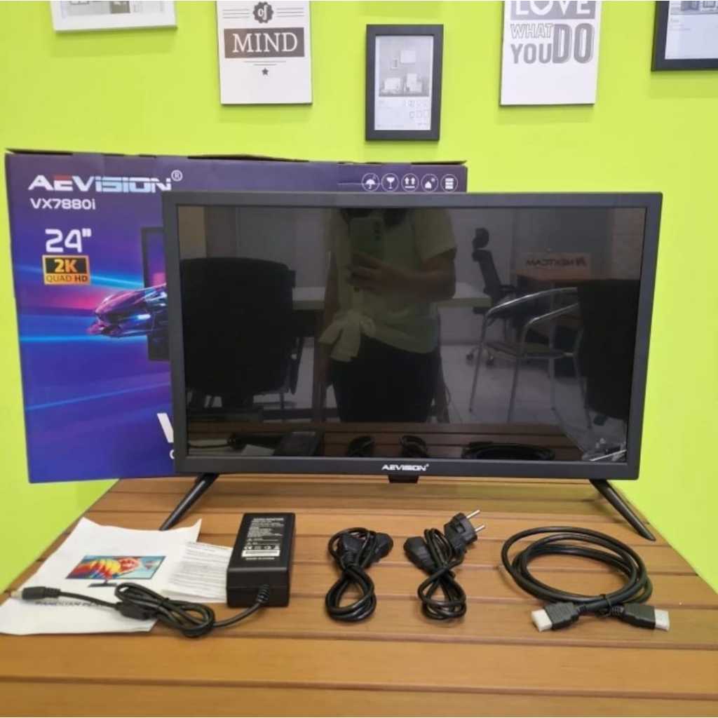 Jual AEVISION VX788OI FULL HD 10809 TV MONITOR 24 INCH | Shopee Indonesia