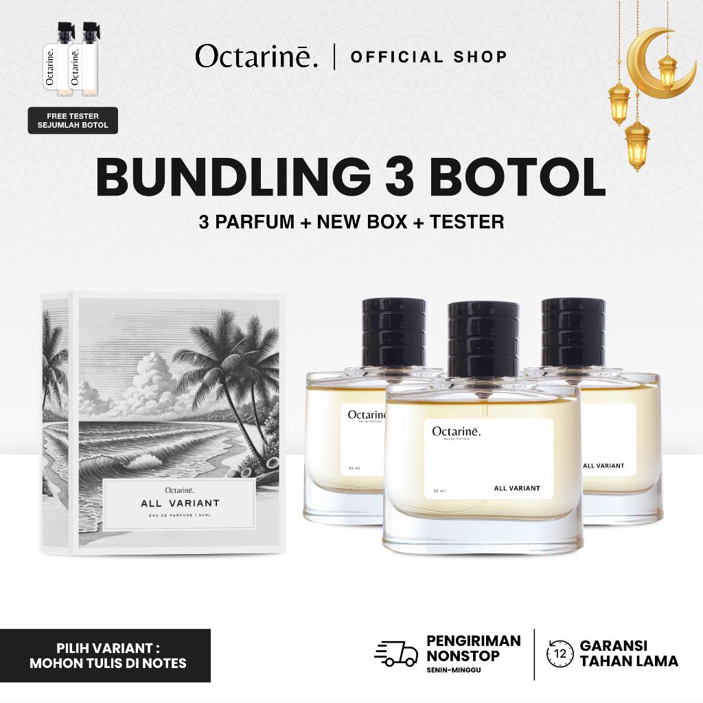 Jual Octarine - Bundling Beli 3 Botol Parfum 50ml Bebas Pilih Variant | Shopee Indonesia