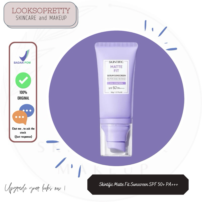 Jual Skintific Matte Fit Sunscreen SPF 50+ PA+++ | Shopee Indonesia