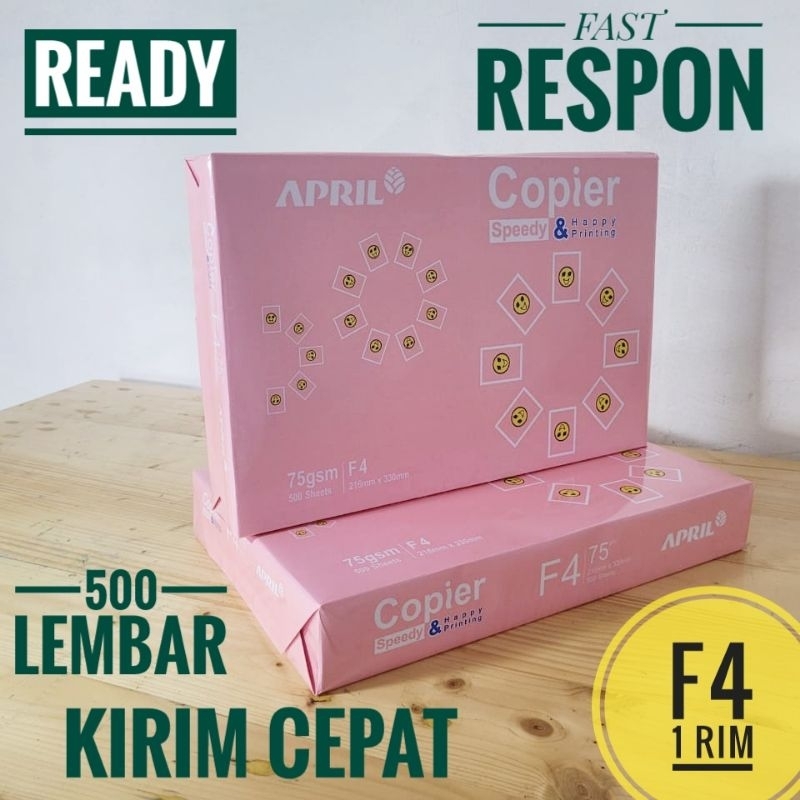 Jual Kertas Hvs F4 75gr 1 Rim (Copier Speedy & Happy Printing) | Shopee ...